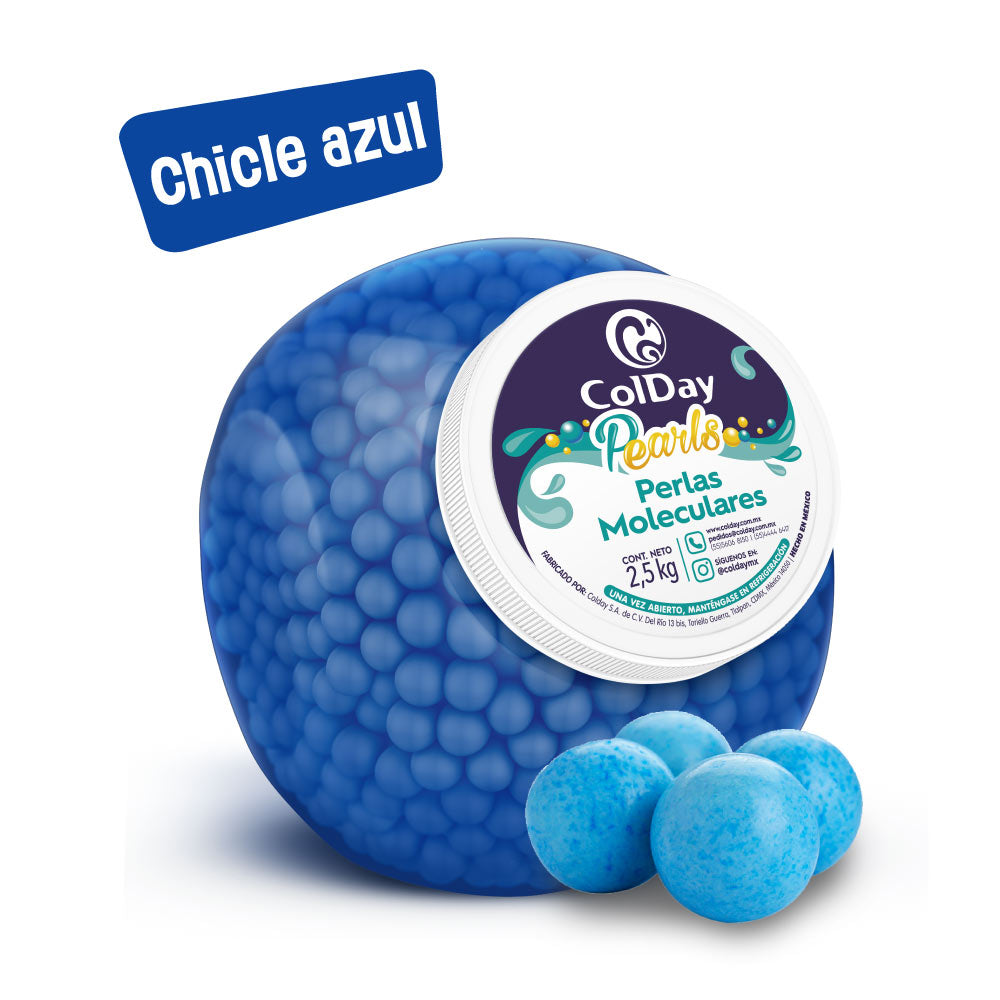 Perlas explosivas chicle azul 2.5kg – COLDAY
