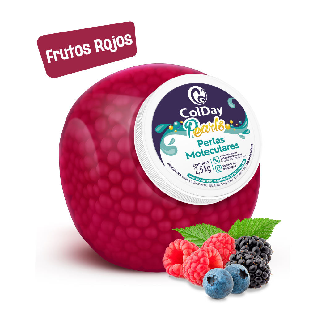Perlas explosivas frutos rojos 2.5kg – COLDAY