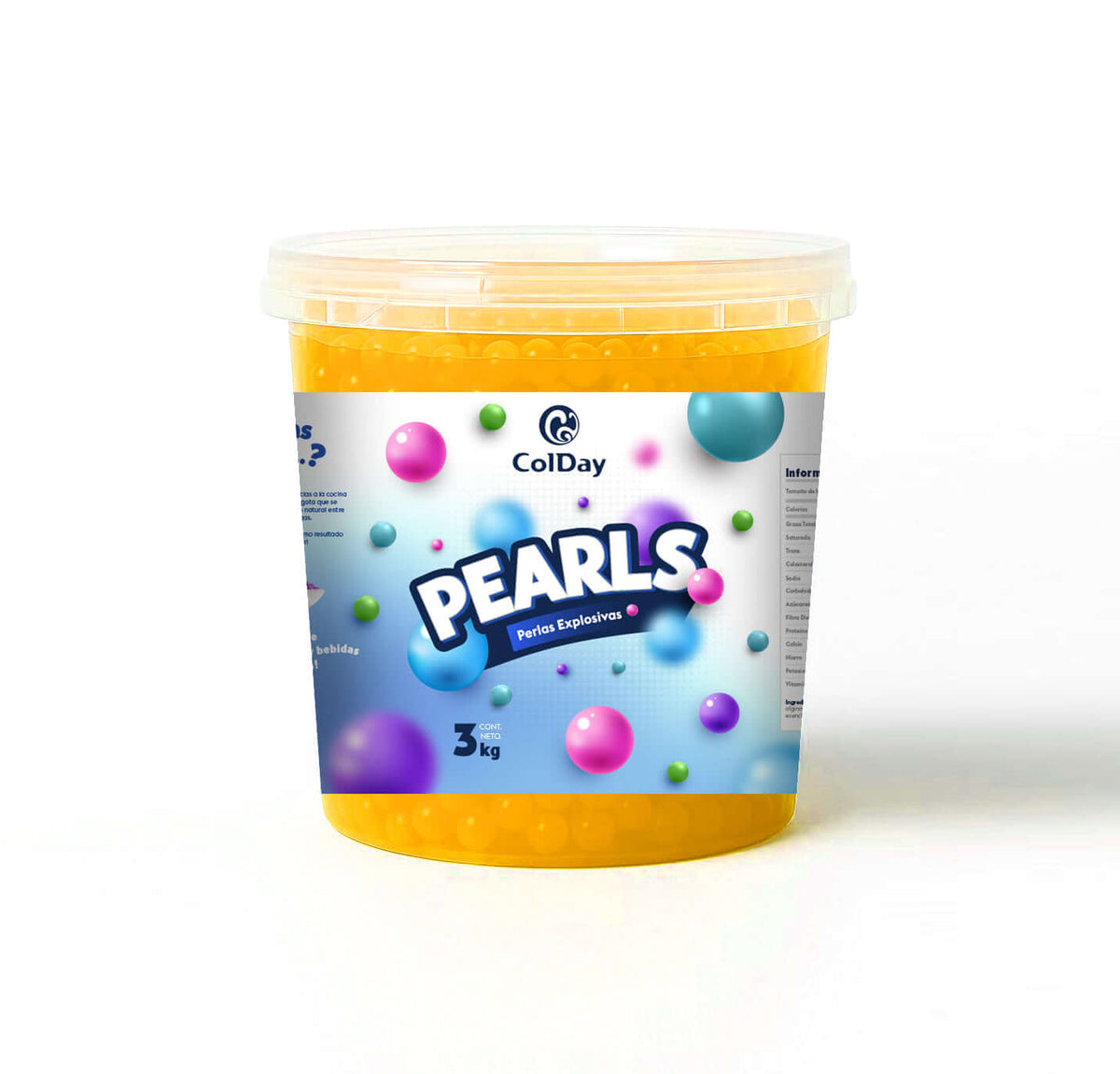 Perlas explosivas Durazno 3kg – COLDAY