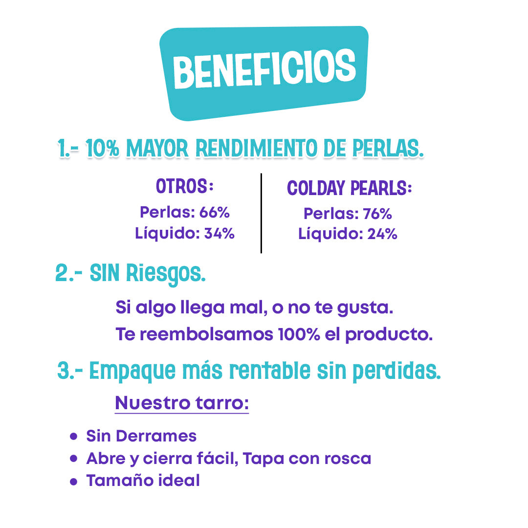 Perlas explosivas chicle azul 2.5kg – COLDAY